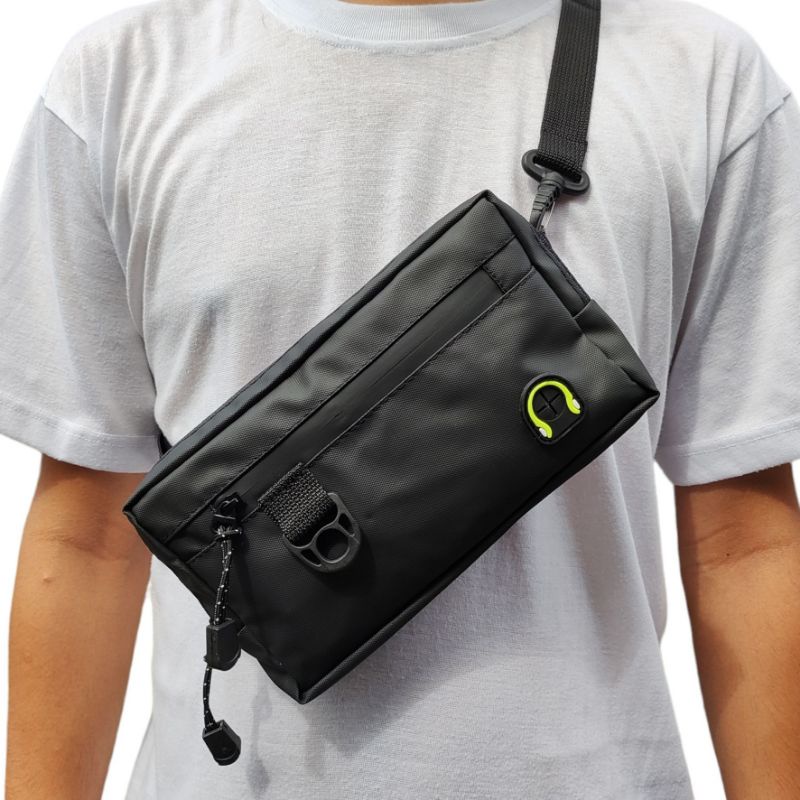 Jual NEZORERO – Tas Selempang Pria 4 in 1 Multifungsi Tas Clutch Pouch ...