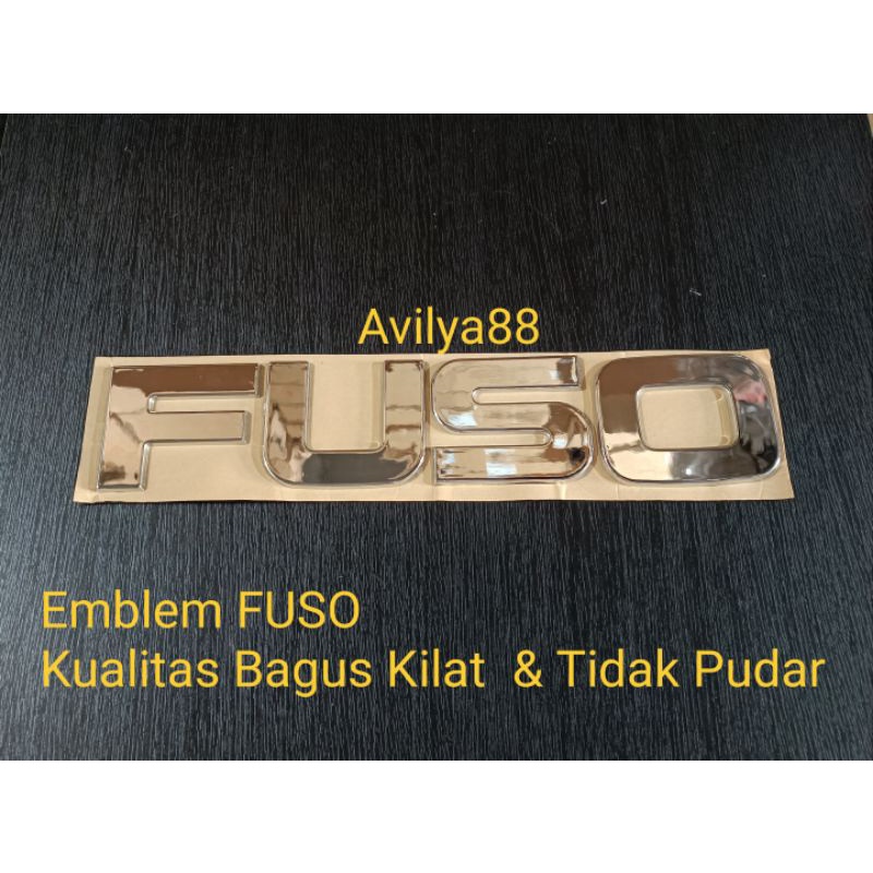 Jual Emblem Truk Fuso Chrome/Logo Fuso/Tulisan Fuso | Shopee Indonesia