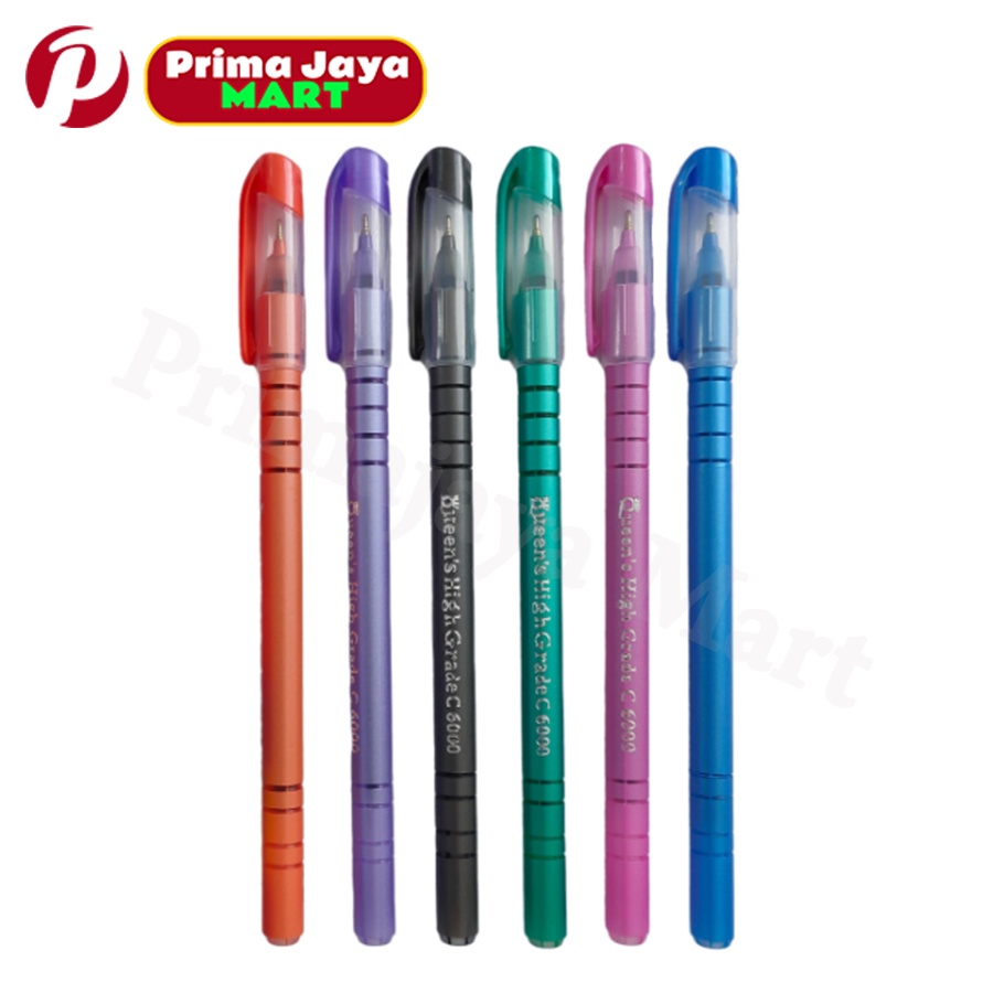 Jual Pulpen Faster Queen's C6000 Black (Pcs) | Shopee Indonesia