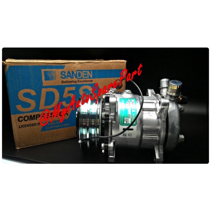 Jual Compresor Ac Sanden 507 Asli Kompresor Universal Sanden 507 ...
