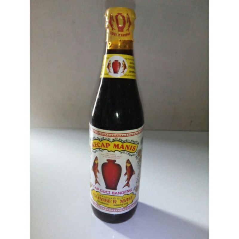Jual kecap manis botol cap guci bandeng kemasan 600ml | Shopee Indonesia