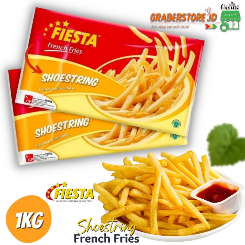 Jual Fiesta Kentang Goreng 1kg Shoestring 7mm / Fiesta Shoestring ...