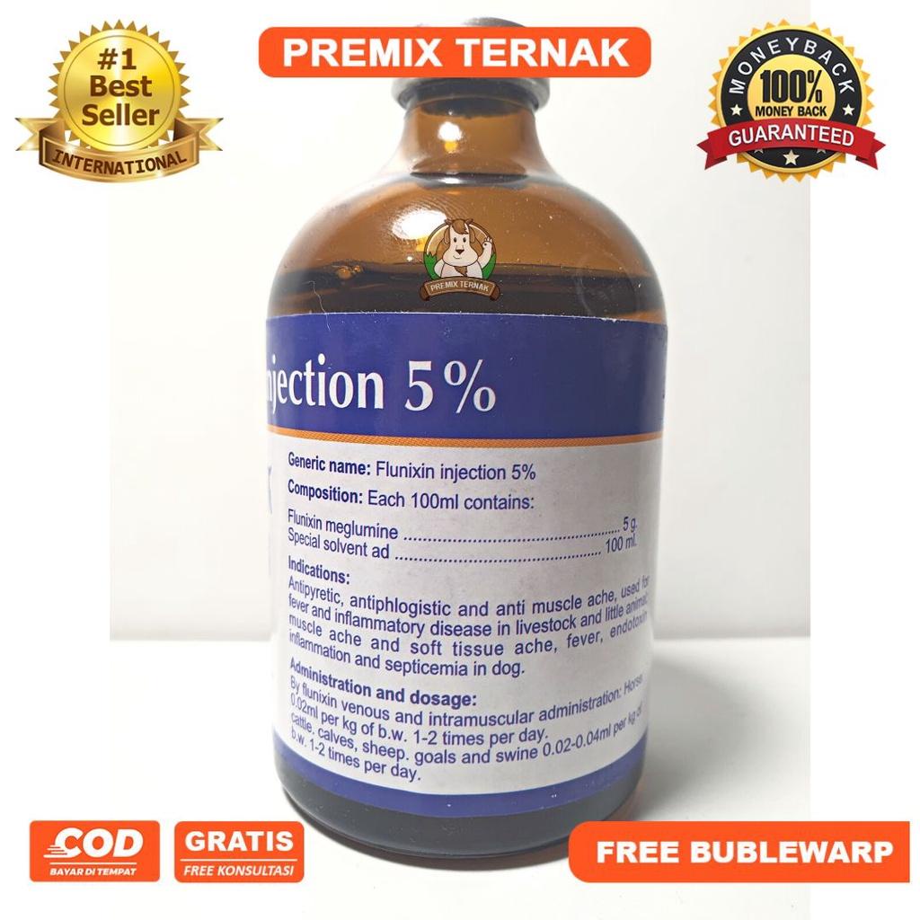 Jual Flunixin Injeksi 5% 100 ml - Obat Anti Inflamasi Nonsteroid ...