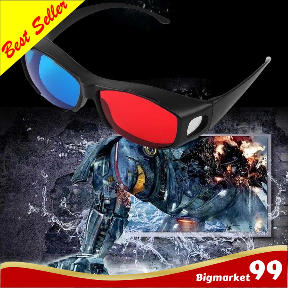 Jual Kacamata 3D Film 3 Dimensi Frame Plastik | Shopee Indonesia