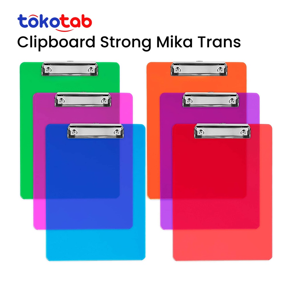 Jual Tokotab - Clipboard Mika Strong Folio Papan Dada Mika Plastik ...