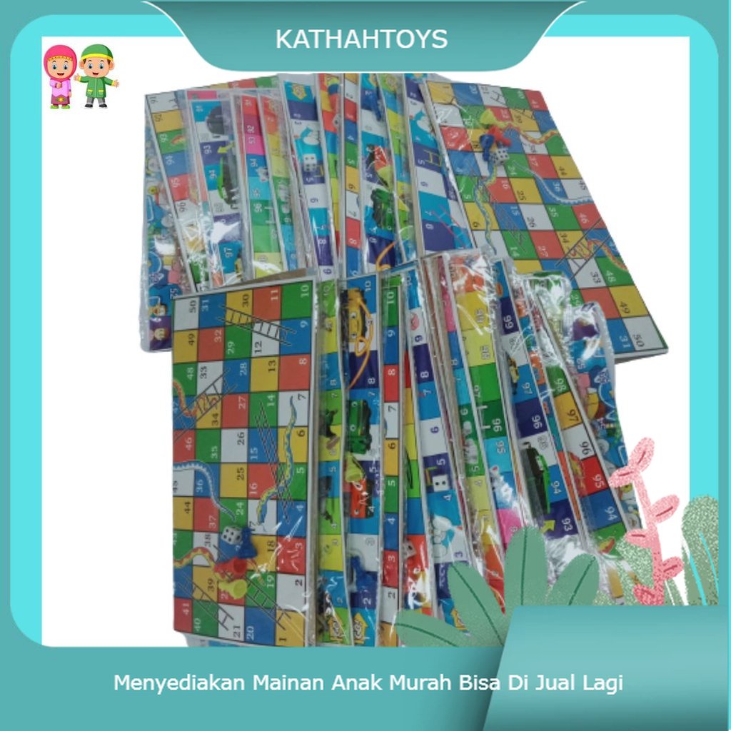Jual Kathah Mainan Ular Tangga Besar Isi 20Pcs | Shopee Indonesia