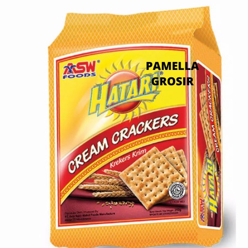 Jual BISKUIT HATARI CREAM CRACKERS 260GR | Shopee Indonesia