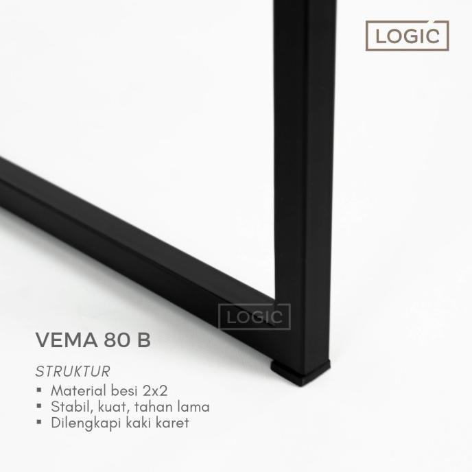 Jual Tekgraf Vema 80 B Meja Belajar Kerja Komputer Kantor Kayu Kaki Besi Guaranteed | Shopee ...