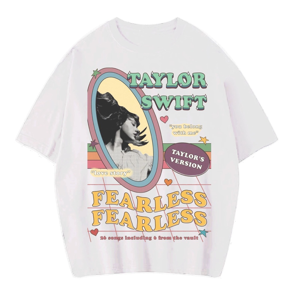Jual Patternmerch "taylor Swift fearless version" Oversized T-shirt ...