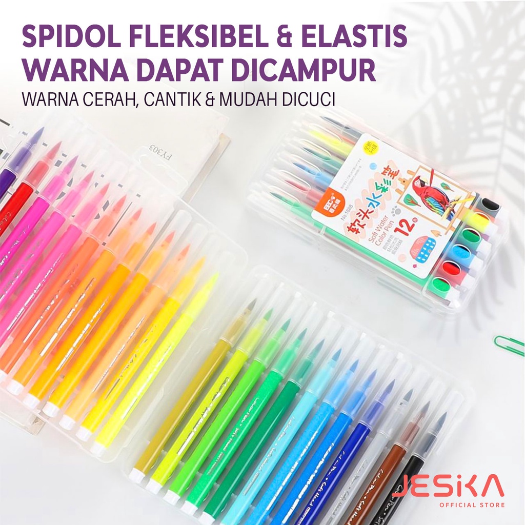 Jual Spidol water colour waterclolor littering lettering calligraphy ...
