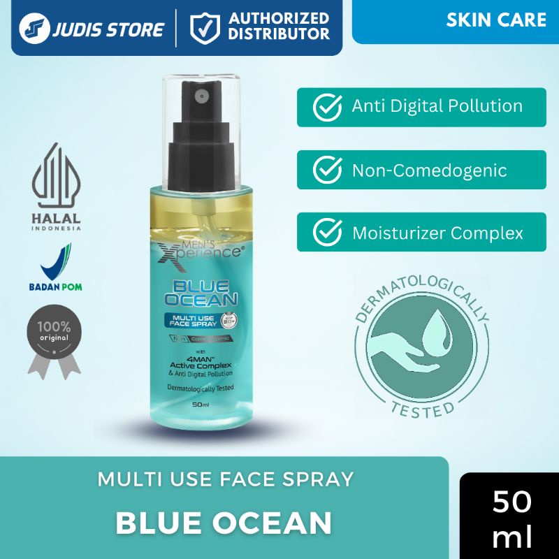 Jual MEN'S XPERIENCE BLUE OCEAN Multi Use Face Spray 50ml - Spray Wajah ...