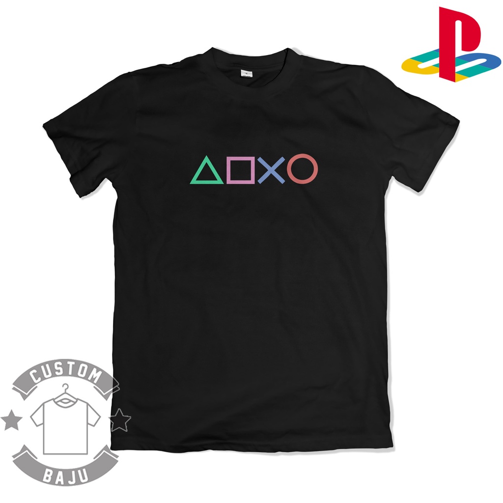 Jual Kaos Playstation Controller Button Icon | Shopee Indonesia