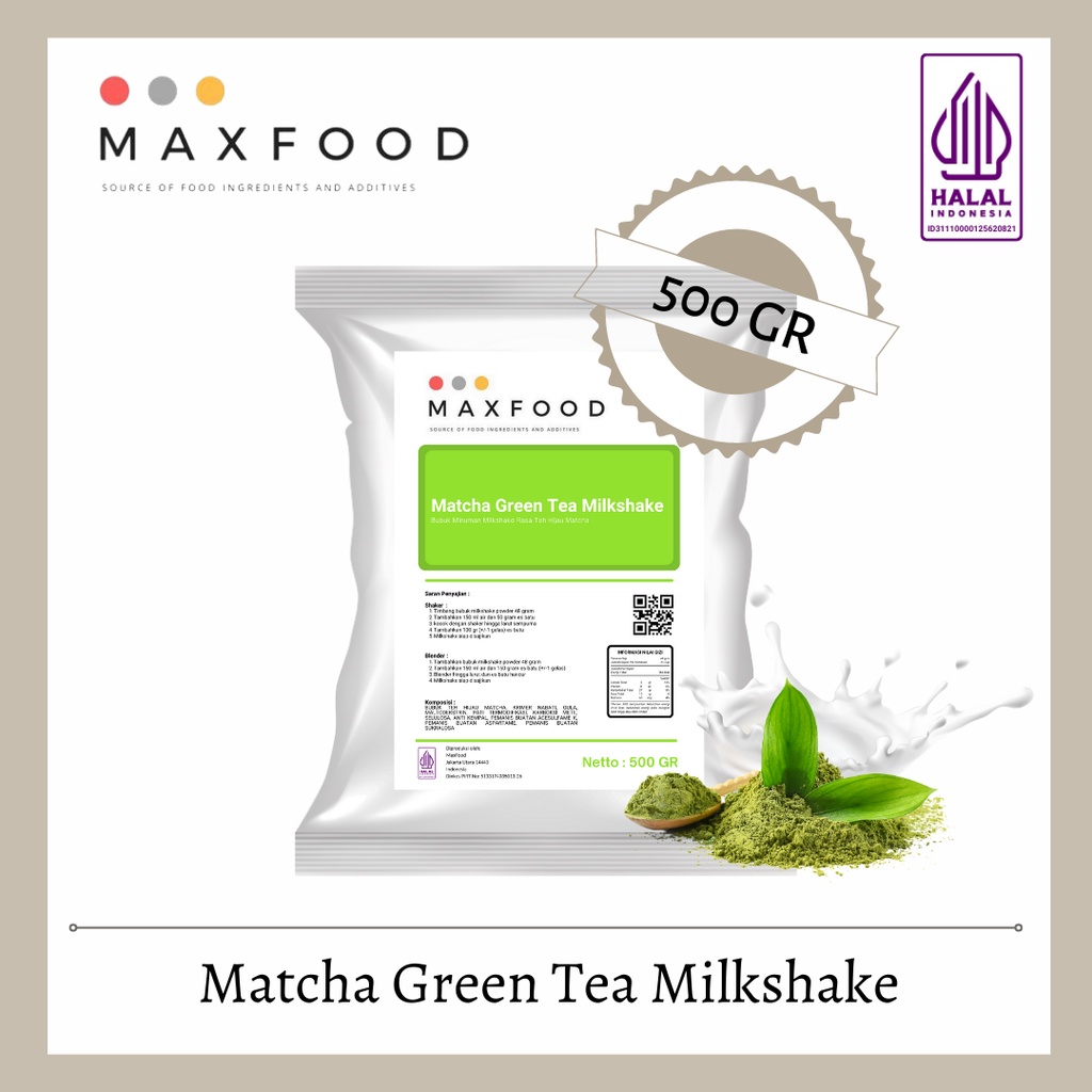 Jual MAXFOOD - Matcha Milkshake / Bubuk Minuman Milkshake Rasa Matcha ...