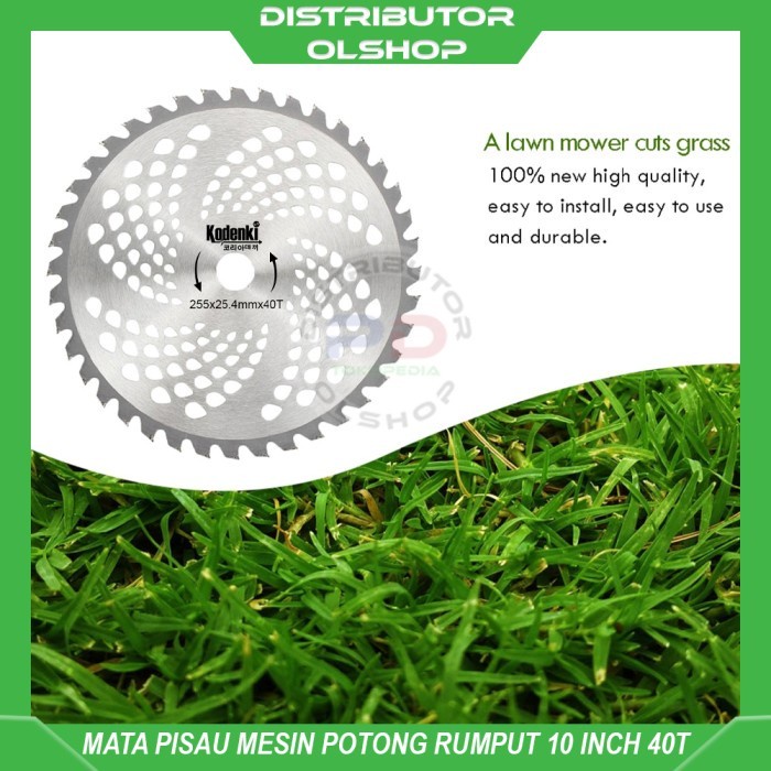 Jual Pisau Potong Rumput Bulat 10 Inch x 40T Cutter Brush Blade ...