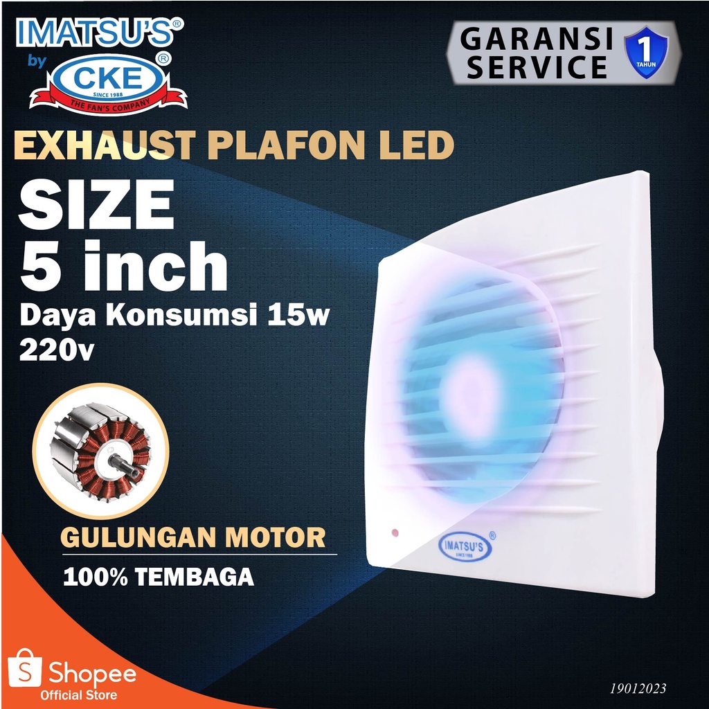 Jual EXHAUST FAN / KIPAS PLAFON/EXHAUST FAN PLAFON/Imatsu Exhaust Fan ...