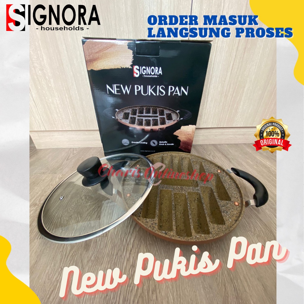 Jual SIGNORA | New Pukis Pan Snack Maker Granite Coating [AGEN RESMI ...