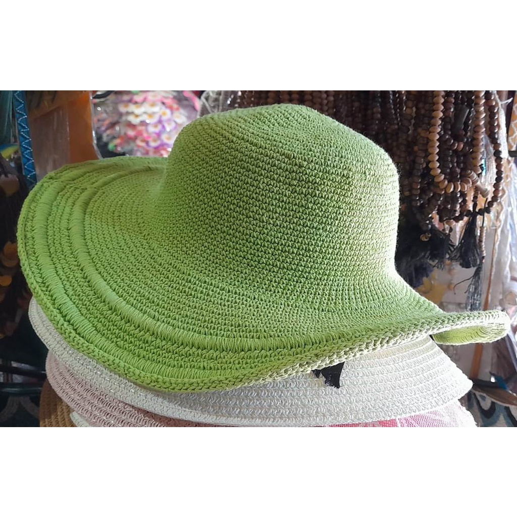 Jual Topi pantai rajut adem bali | Shopee Indonesia