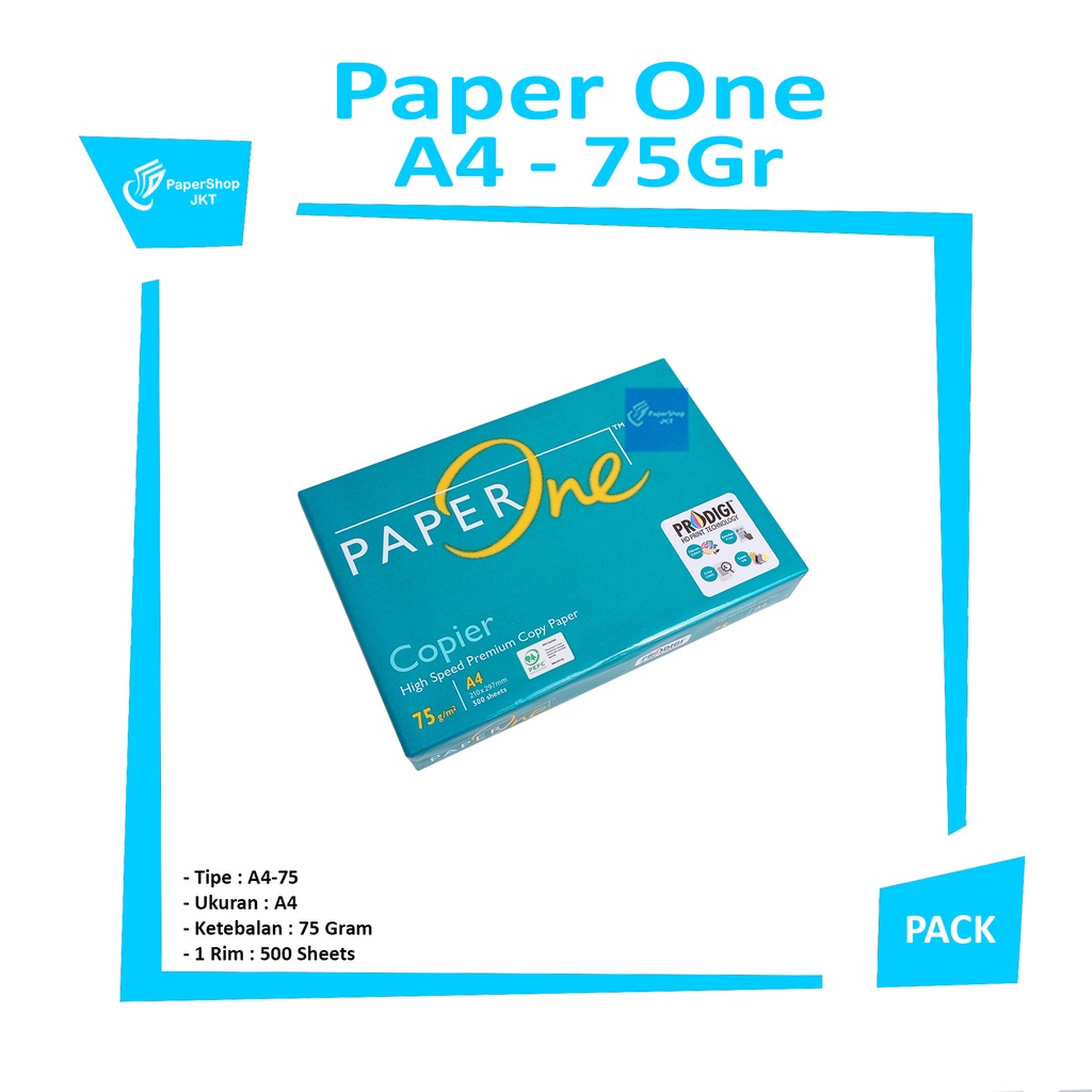 Jual PAPER ONE - Varian Kertas Print Fotokopi A4 Putih - Box | Shopee ...