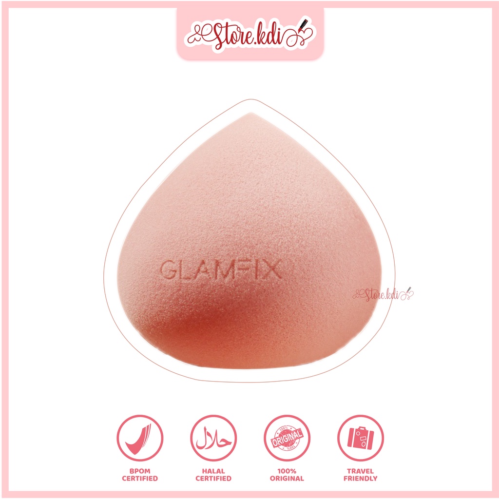 Jual GLAMFIX Blossom Beauty Sponge Peachy _ Beauty Blender Spons ...