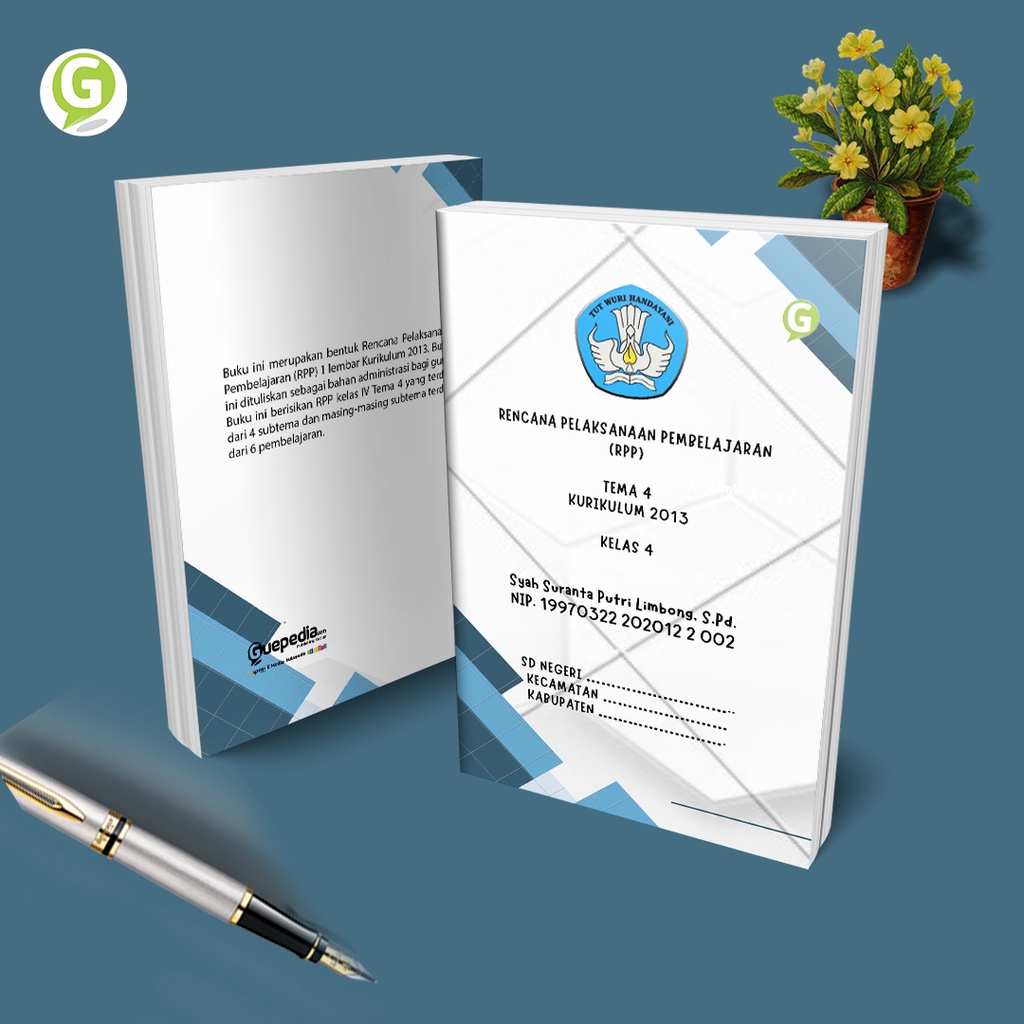 Jual Buku RPP TEMA 4 KURIKULUM 2013 KELAS IV Guepedia | Shopee Indonesia