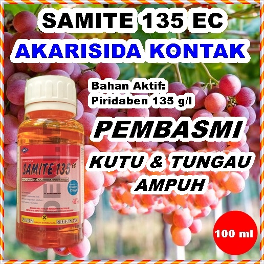 Jual Akarisida Samite 135 EC 100 ML Insektisida Kontak Pembasmi Hama ...