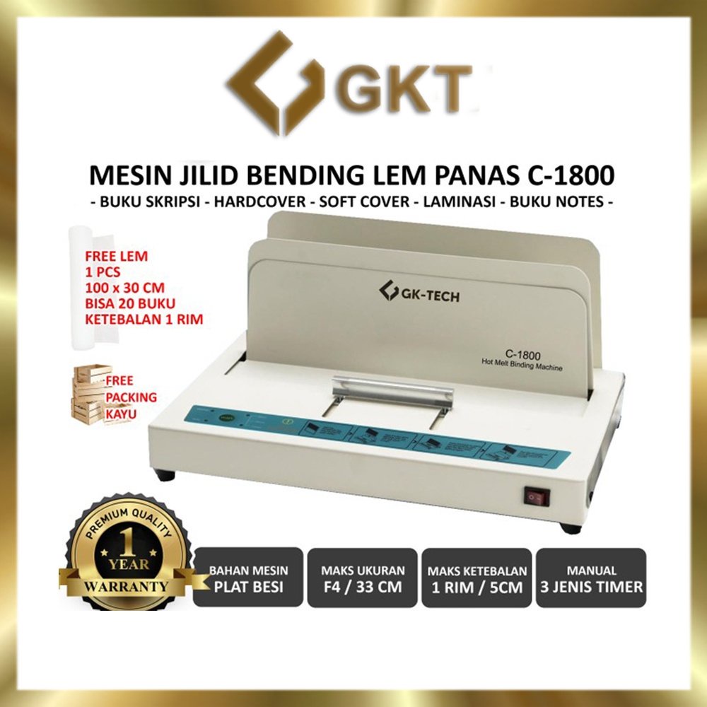 Jual Mesin Jilid Buku Bending F4 Lem Panas Bending Kualitas Premium ...