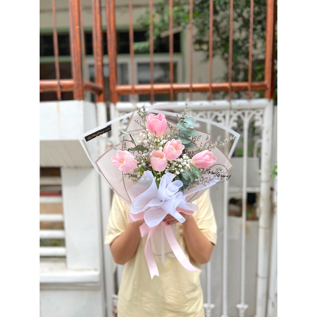 Jual FRESH TULIP IMPORT BOUQUET - Buket Bunga Asli Buket Segar Buket ...