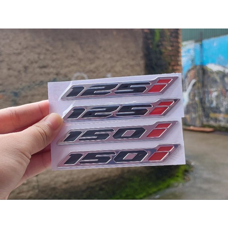 Jual emblem 150i 125i 3d non ori sepasang | Shopee Indonesia