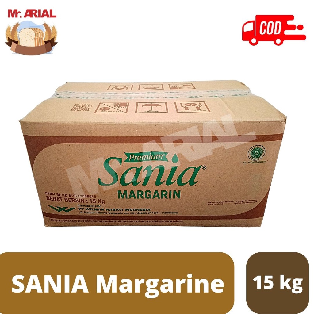 Jual SANIA Margarin Premium 15 kg / Margarine Sania Premium per karton ...