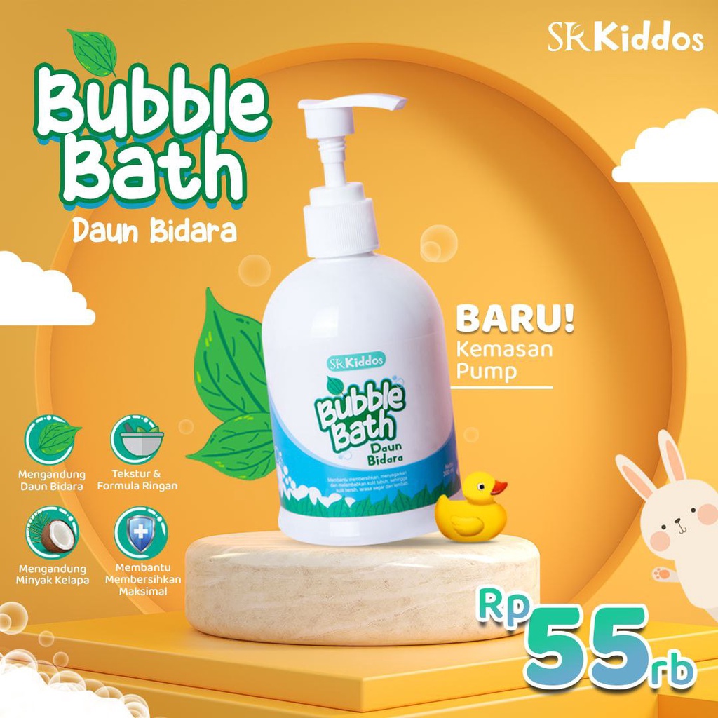 Jual Bubble Bath Kids Daun Bidara Mandi Busa Anak SR12 BPOM Ukuran ...