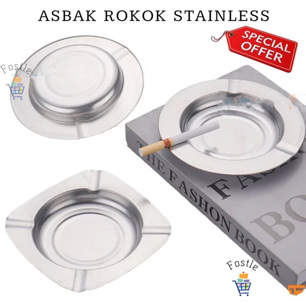 Jual ASBAK AESTHETIC ASBAK ROKOK STAINLESS STEEL TEMPAT ABU BESI ASBAK ...