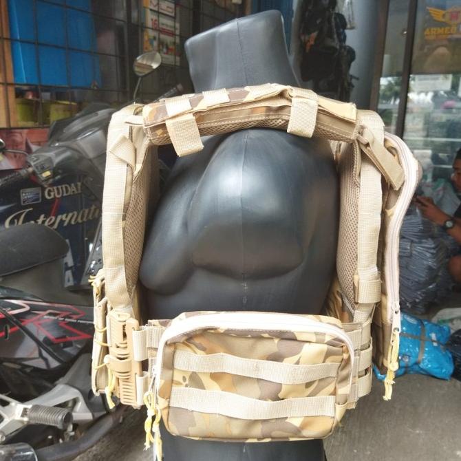 Jual Rompi Tactical Body Vest Loreng Gurun Unifil Pbb Lebanon | Shopee ...