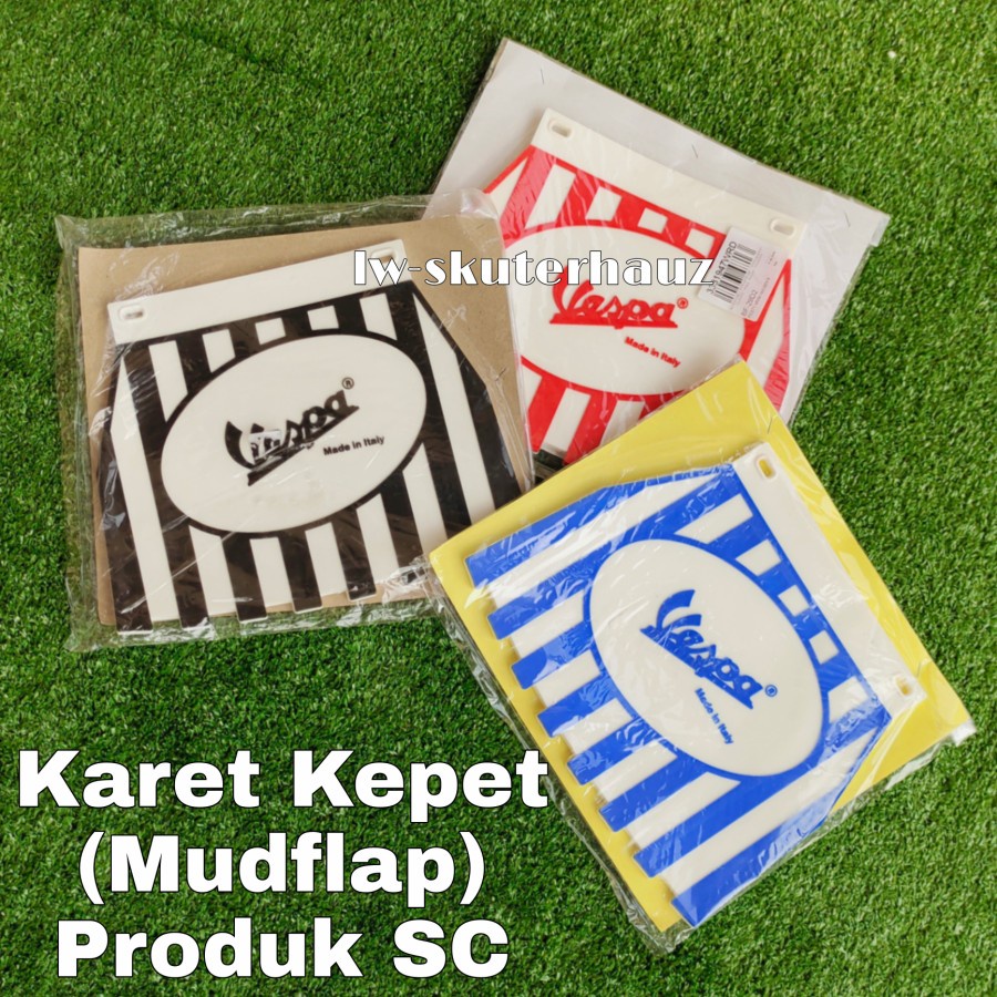 Jual Karet Kepet Mudflap Produk Sccoter Center GERMANY utk Vespa Klasik ...