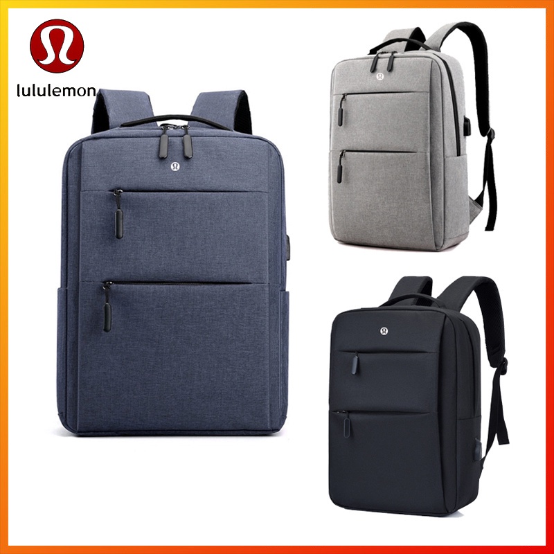 Jual Lululemon New Style Men's Backpack Simple Travel Casual Female ...