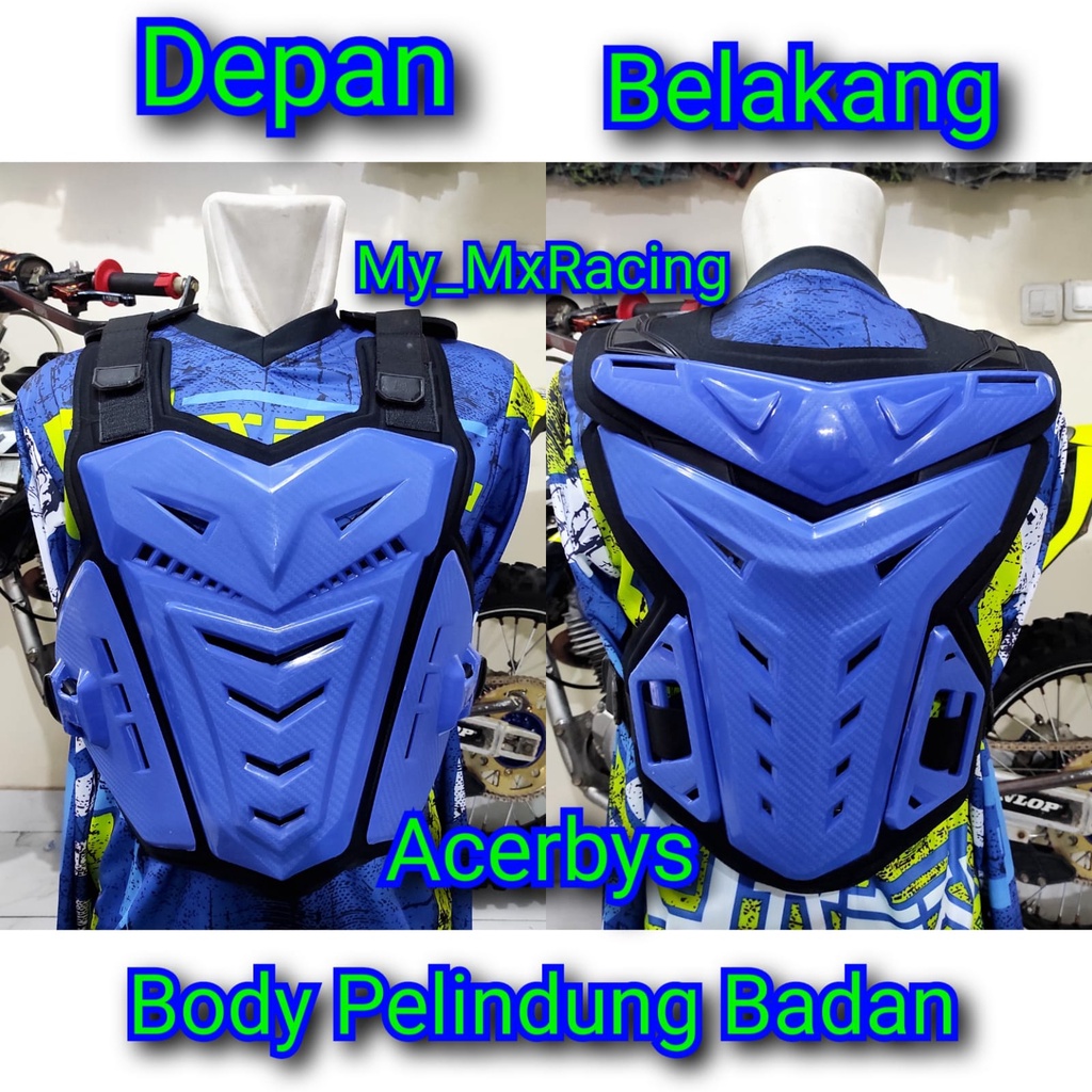 Jual body protector cross bisa cod body protektor trail OFFROAD motor ...