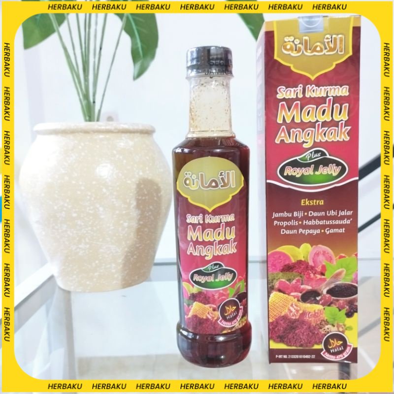 Jual madu angkak plus royal jelly, Habbatussauda dan gamat | Shopee ...