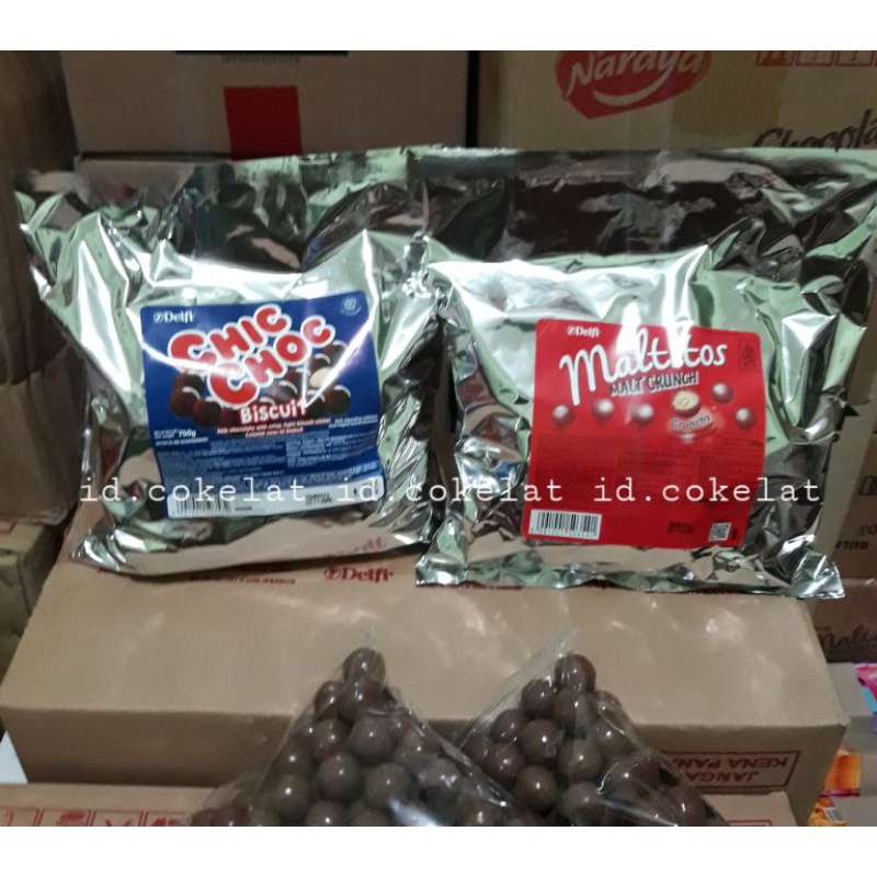 Jual DELFI MALTITOS MALT CRUNCH 500G - CHIC CHOC BISCUIT 750GR | Shopee ...