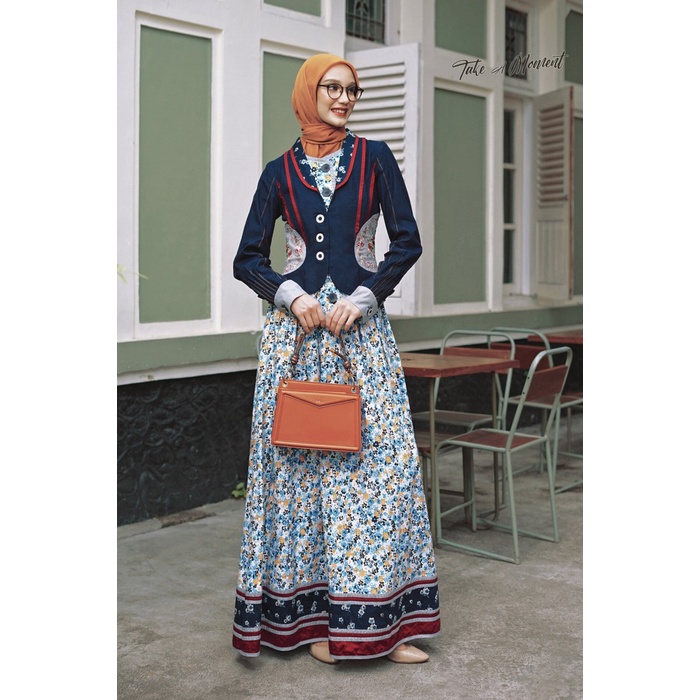 Jual TUNEECA Gamis Arielle - T-0123009 I Gamis Modern | Shopee Indonesia