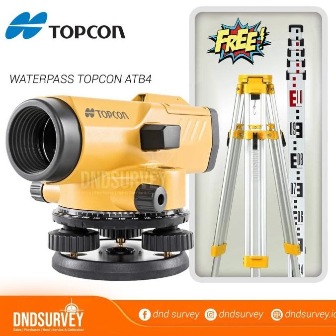 Jual Waterpass Topcon Automatic Level Topcon Atb4 Original Garansi Resmi | Shopee Indonesia