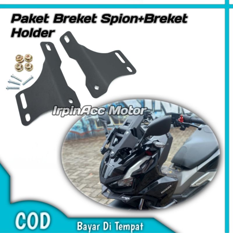 Jual Bracket Spion ADV 150 160 Breket Spion Honda Adv Spion R25 Spion ...