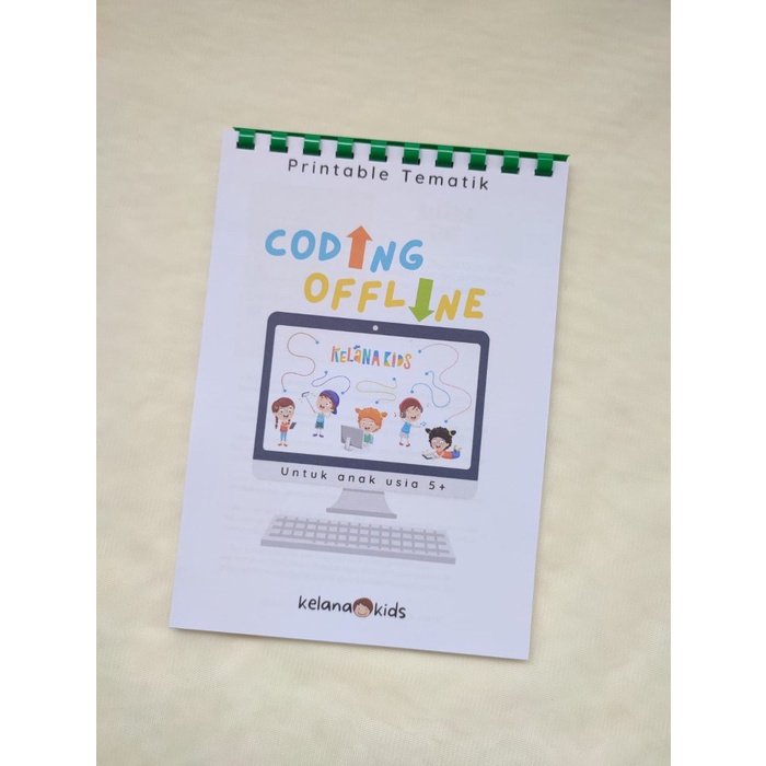 Jual Terlaris Worksheet Coding Offline For Kids Lembar Kerja Kognitif ...
