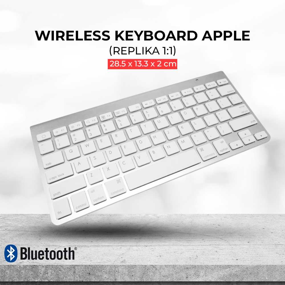 Jual Apple Bluetooth Wireless Keyboard - KB88 (Replika 1:1) | Shopee ...