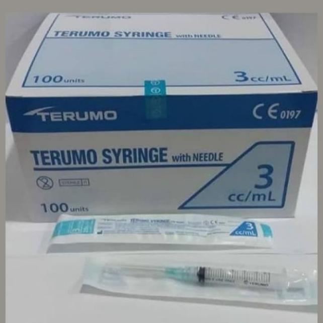 Jual Terumo Syringe 3Cc With Needle/ Box | Shopee Indonesia