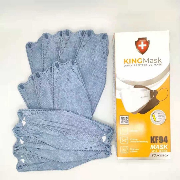 Jual Masker King Mask KF94 5Ply Kemenkes isi 20 pcs | Shopee Indonesia