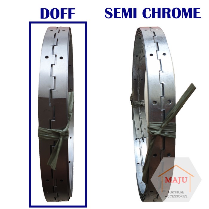 Jual Engsel Piano 3,5 Meter Roll Doff Semi Chrome / Galvanis 350 cm ...