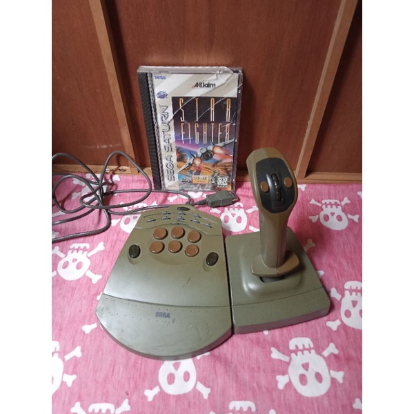 Jual Sega Saturn Mission Stick HSS-0114 Analog Controller + Kaset Star ...