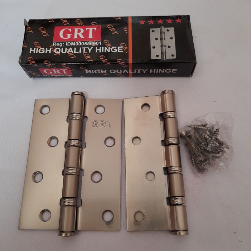 Jual engsel pintu tebal 4"sn/12cm merk GRT kualitas bagus | Shopee ...