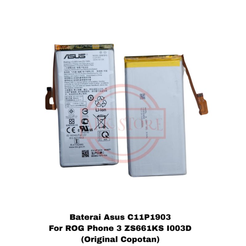 Jual Baterai Battery Asus Rog Phone 3 ZS661KS I003D C11P1903 Original ...