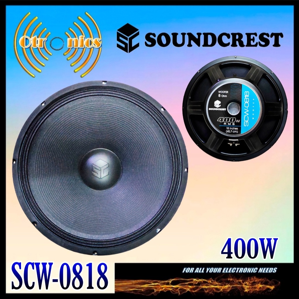 Jual Speaker Subwoofer 18' inch 400W SOUNDCREST SCW 0818 | Shopee Indonesia