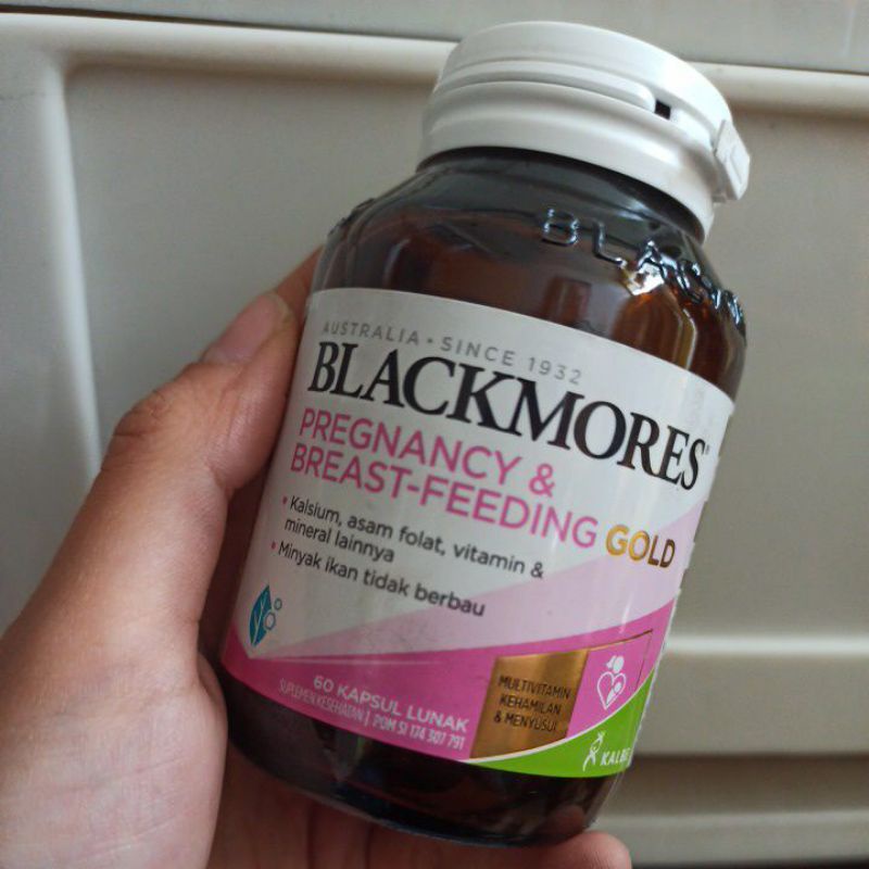 Jual Blackmores Pregnancy & Breastfeeding Gold Vitamin Suplemen ...